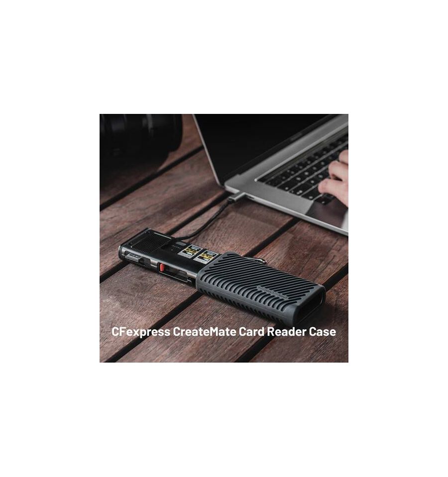 PGYTECH Lector Tarjetas CreateMate CFExpress B + SD