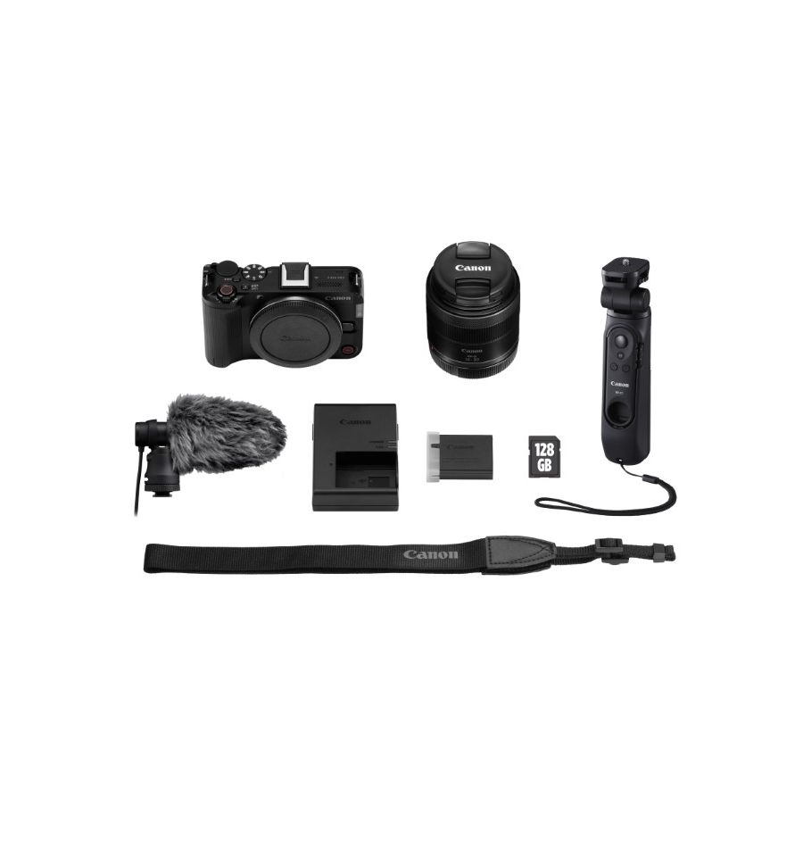 Nuevo kit para creadores EOS R50V, objetivo RF-S 14-30mm